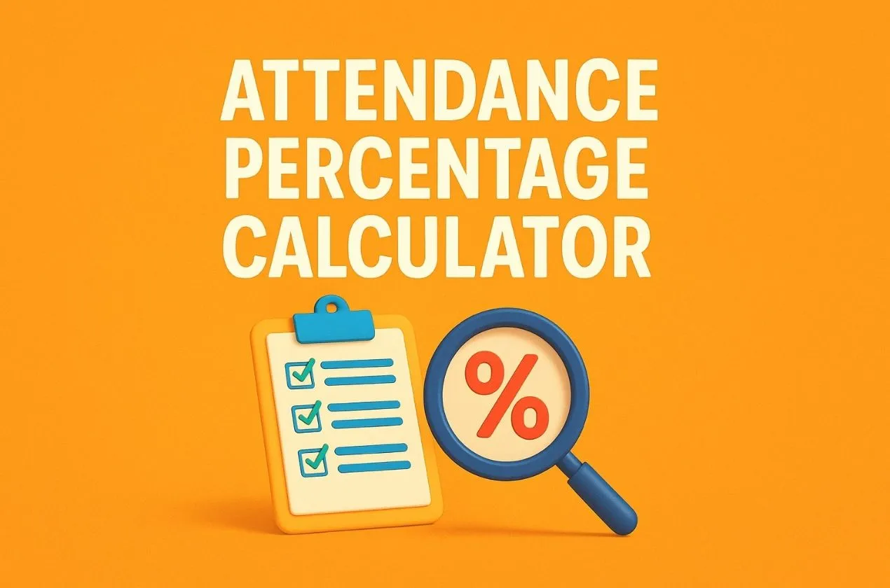 Attendance Percentage Calculator