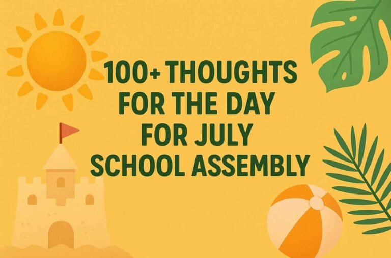 100+ Morning Assembly Topics for Class 7, 8, and 9 Students